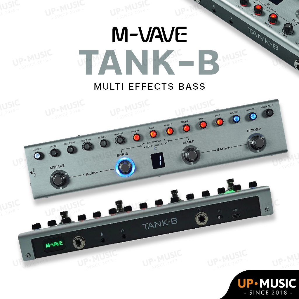 มัลติเอฟเฟคเบส M-VAVE TANK-B (ประกันศูนย์ไทย) | Shopee Thailand