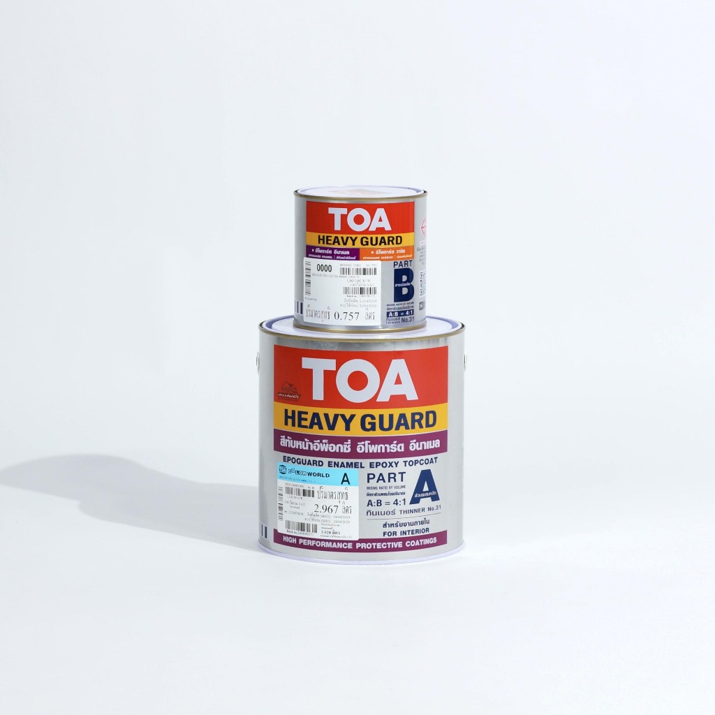 TOA Epoguard Enamel สีอีพ็อกซี่ทีโอเอ อีโพการ์ด อีนาเมล A+B ขนาดแกลลอน ...