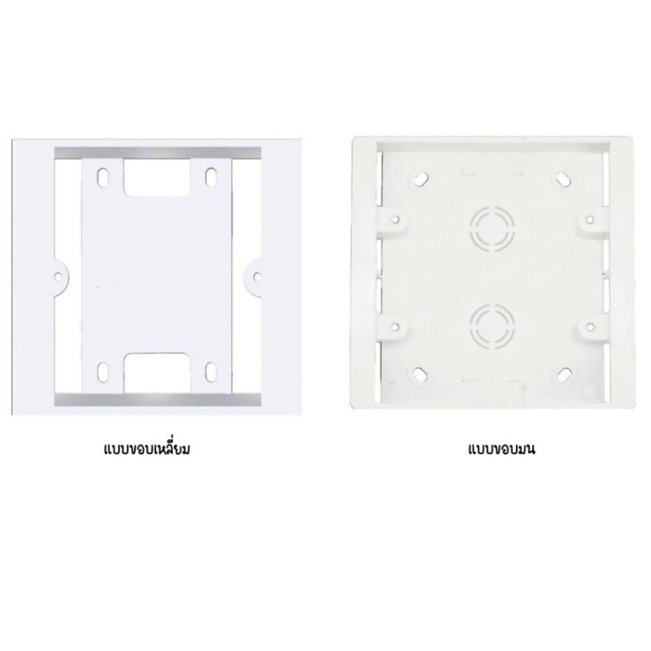 บล็อกลอย Wall Box - 4x4 ใช้กับรุ่น C120 (สีขาว) แบรนด์ Fujicut (รับ ...