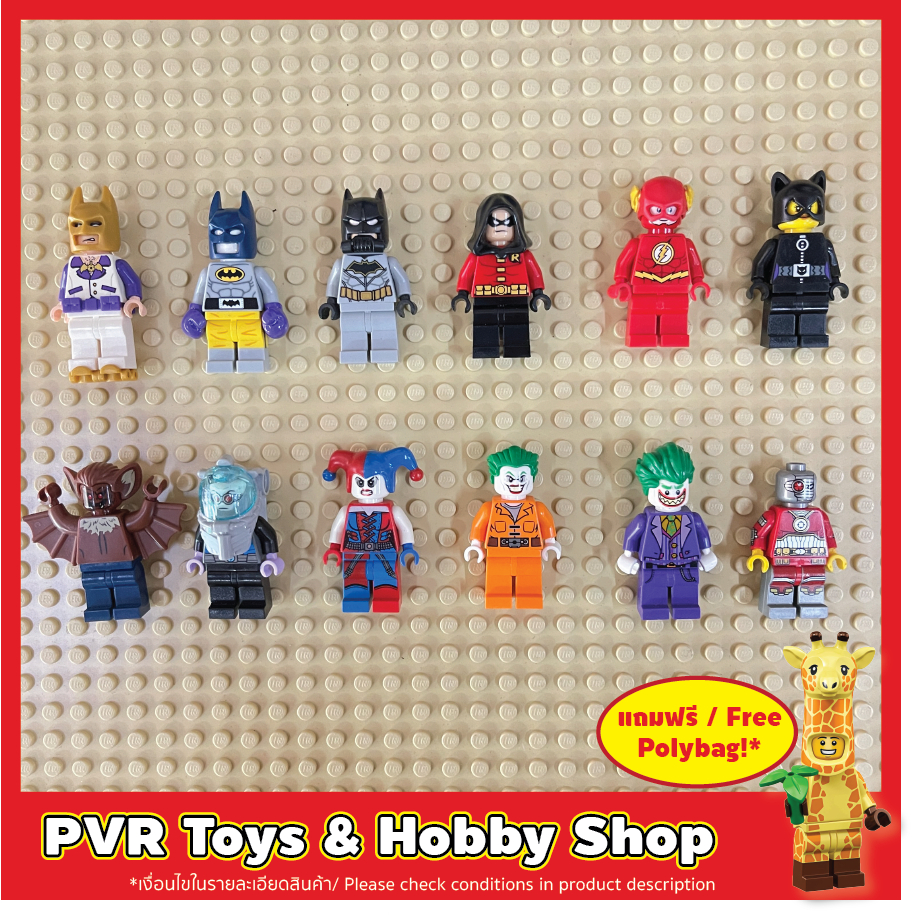 LEGO® Minifigures DC Superheroes Batman Joker Harley cmf USED เลโก้ ...