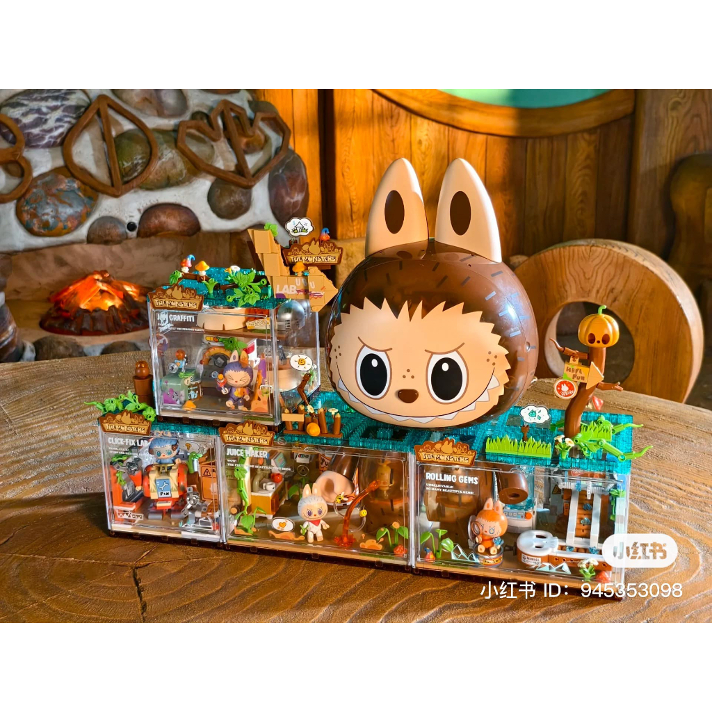 POPMART - LABUBU LABUBU THEMONSTERS Forest Secret Base Building Blocks ...