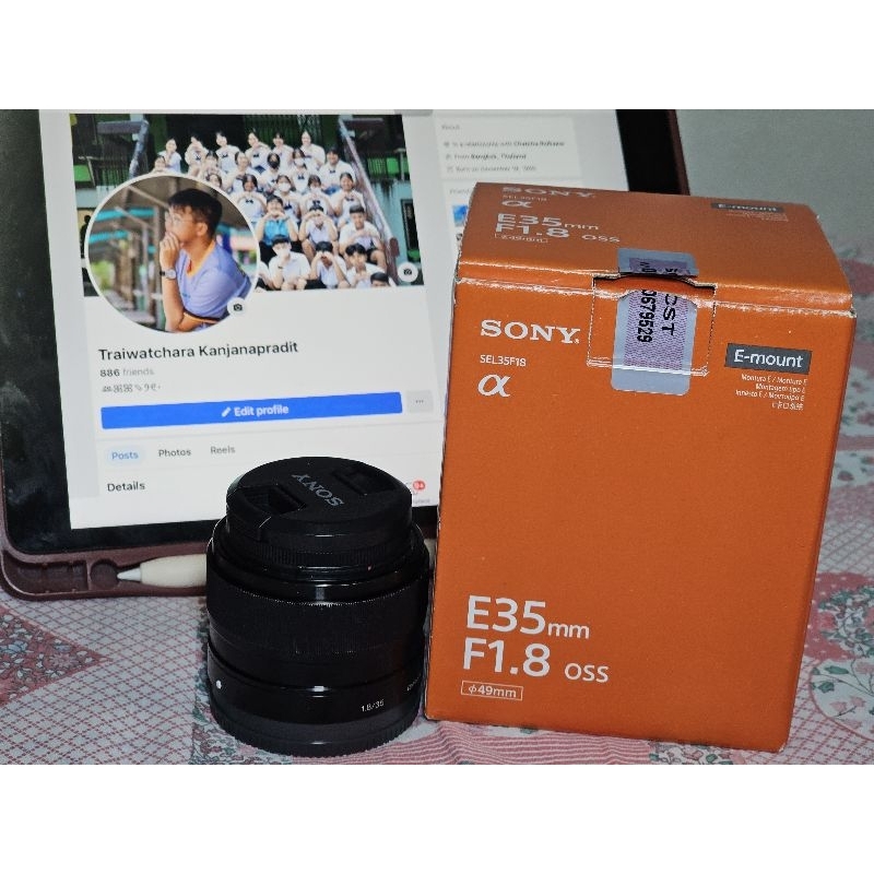 Sony 35mm f1.8 Oss หน้าเลนใส(มีรอยที่บอดี้)ไร้ราและฝ้า | Shopee Thailand