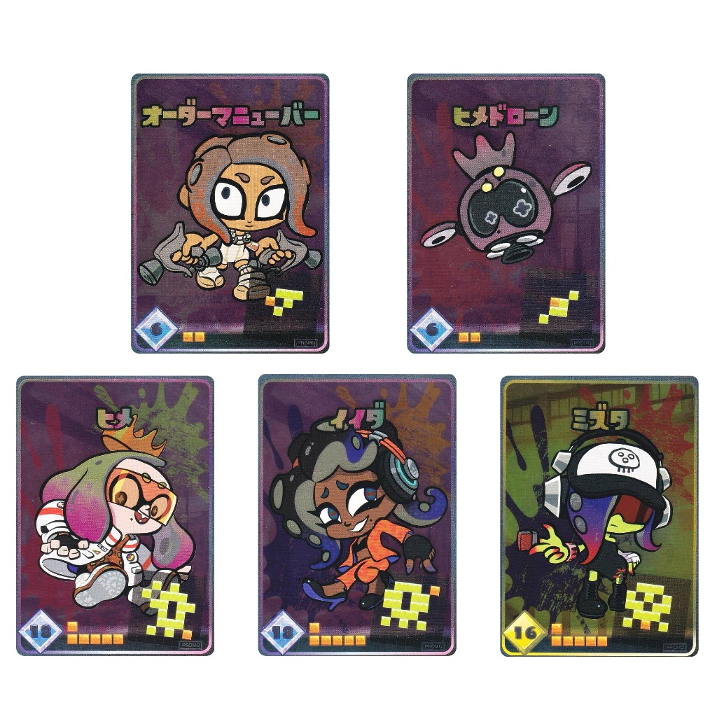 Splatoon3 Tableturf (Nawabatora) Card Set ชุดที่ 3 การ์ดสะสม Tableturf ...