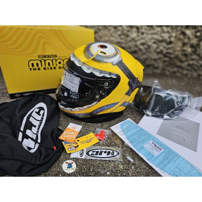 หมวกกันน็อคเต็มใบมือสองสภาพดี HJC RPHA-11 OTTO MINIONS ขนาด Xl | Shopee ...