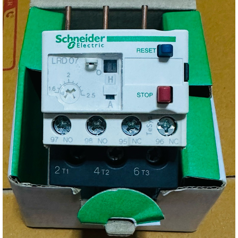 Schneider Electric LRD07 กระแส 1.6 -2.5 A โอเวอร์โหลด รีเลย์ Overload ...