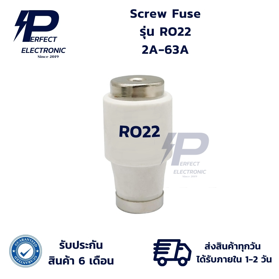 RO22 Screw Fuse สกรูฟิวส์ 2A-63A (รับประกันสินค้า 6 เดือน) มีสินค้า ...