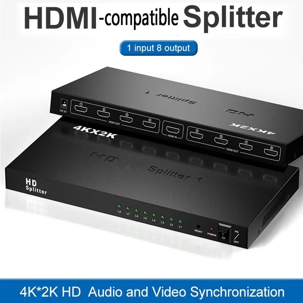 HDMI 2x8 Splitter 1 In 16 Out Switcher 4Kx2K 3D 1080p HDMI Splitter 2x8 ...