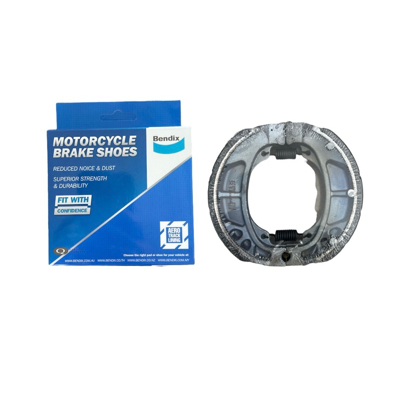 ผ้าเบรคหลัง ดรั้ม Bendix สำหรับ Wave ทุกรุ่น, Click, Mio, Fino, Nouvo ...