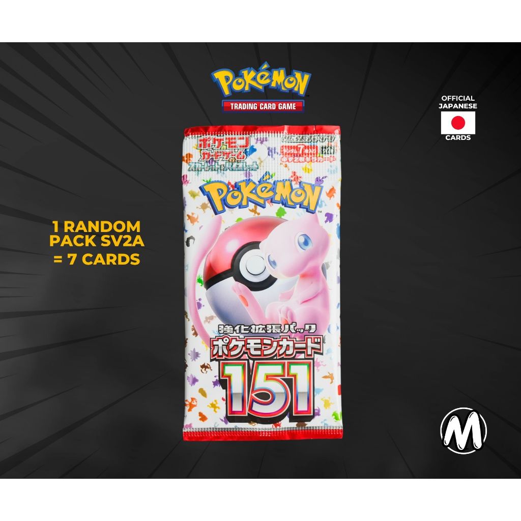 [Pokemon] Pokemon SV2a, SV3a Booster Pack [JAPANESE BOOSTER PACK] โปเกม่อน การ์ด Pokemon 151 JP ...