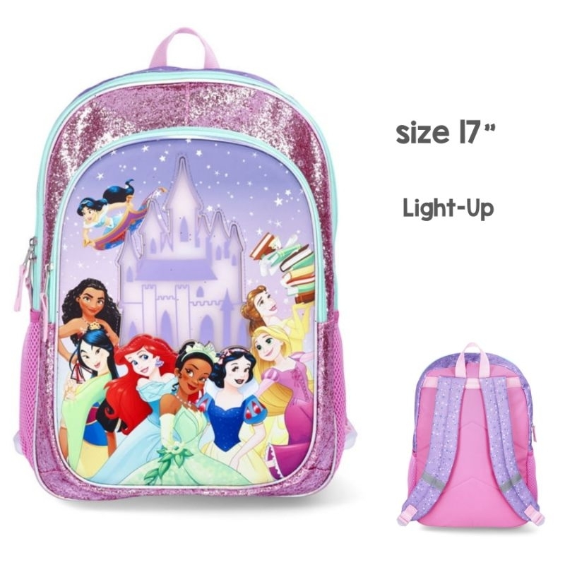 เป้ลายเจ้าหญิง นำเข้าจาก อเมริกา : Disney Princess Light-Up Backpack ...