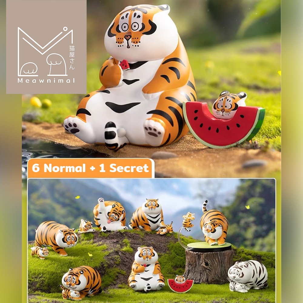 [เลือกตัวได้]โมเดลแบบสุ่ม เสืออ้วน พ่อลูกสุดน่ารัก 6 Normal + 1 Secret [52Toys] | Shopee Thailand