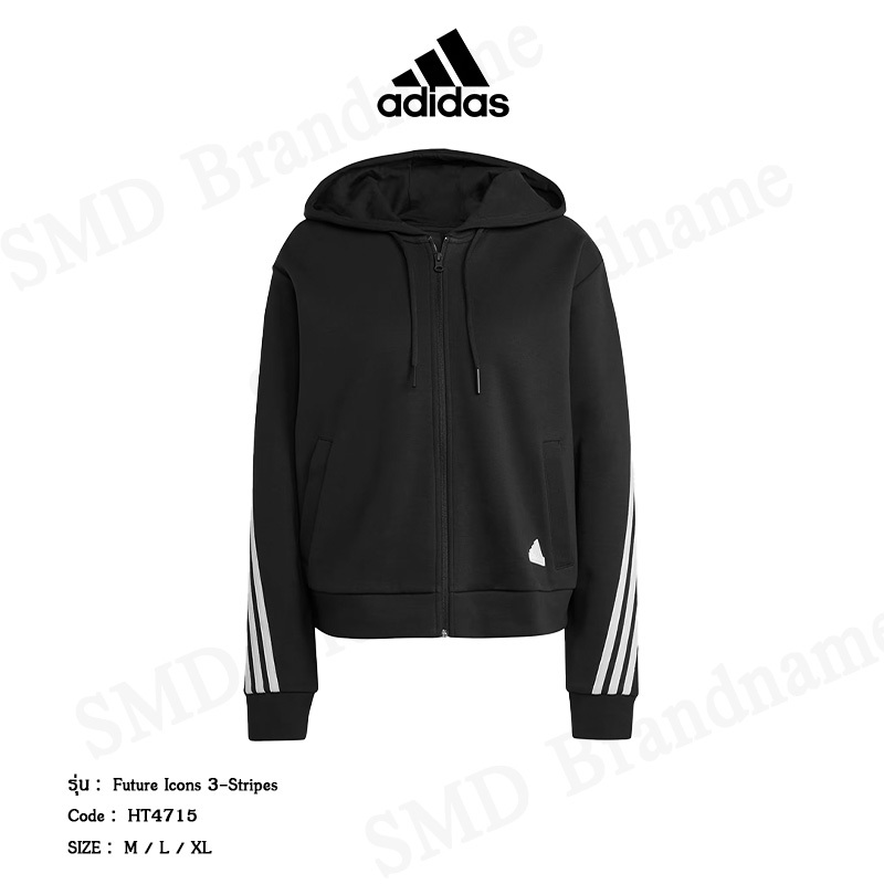 Adidas เสื้อสเวตเตอร์แขนยาว รุ่น Future Icons 3-Stripes Code: HT4715 ...
