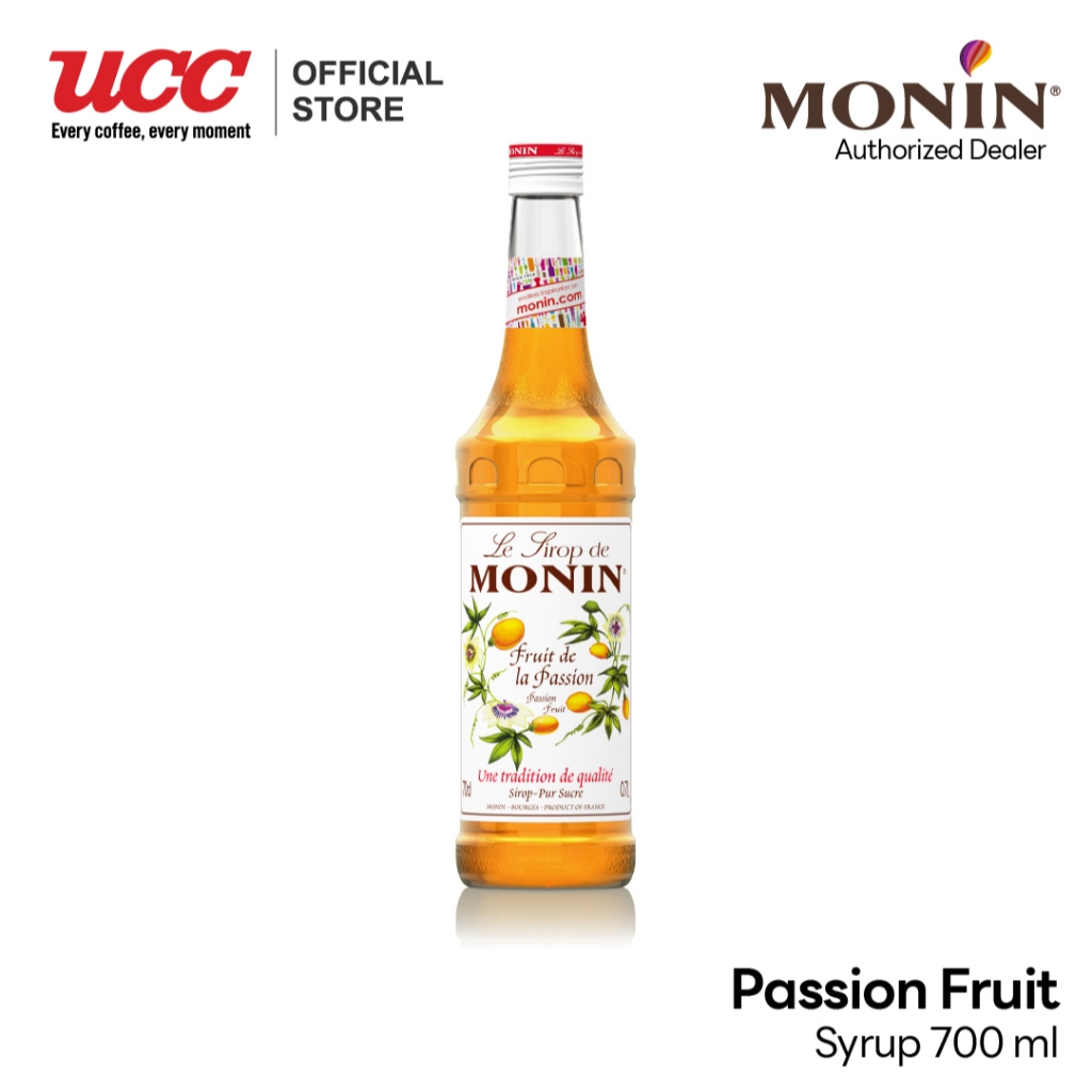 MONIN Passion Fruit Syrup น้ำเชื่อมกลิ่นเสาวรส 700ml. | Shopee Thailand