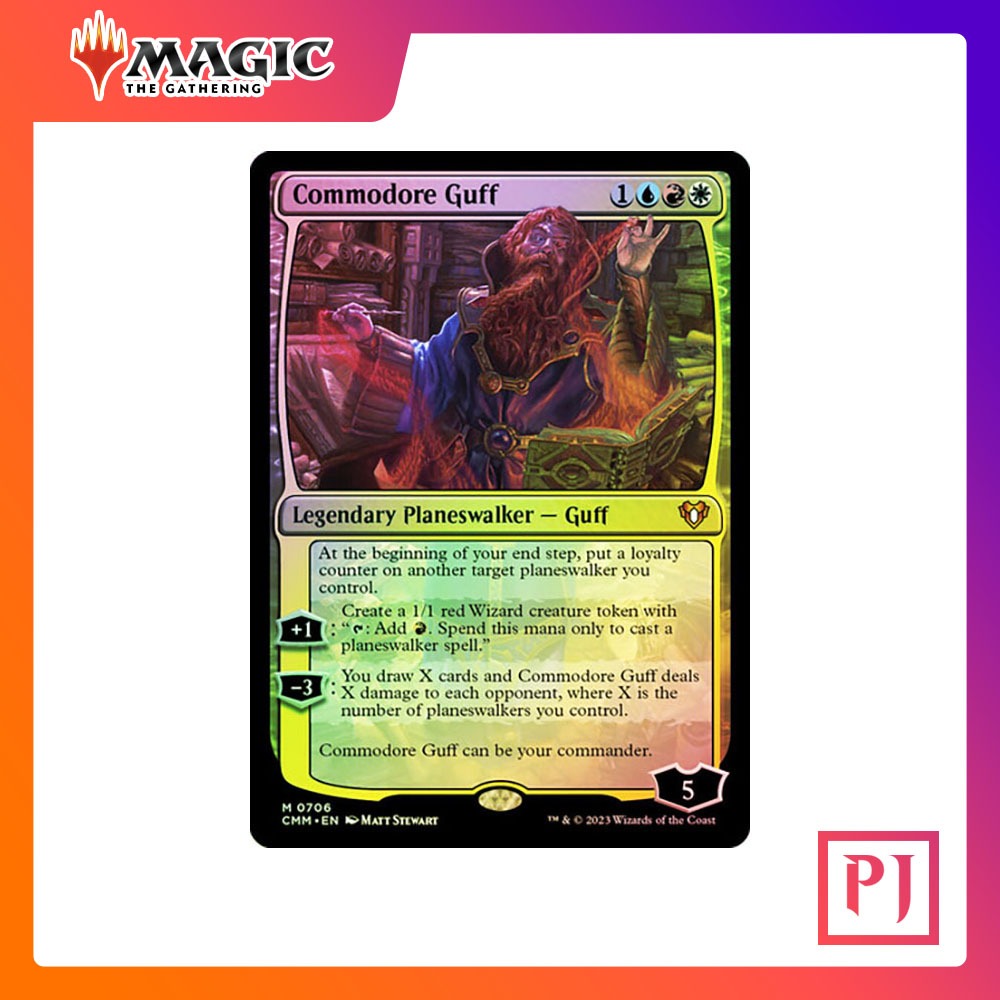 [MTG] Commodore Guff [CMM] [MULTI] [MYTHIC] [FOIL] [ENG] (การ์ดเมจิค ...