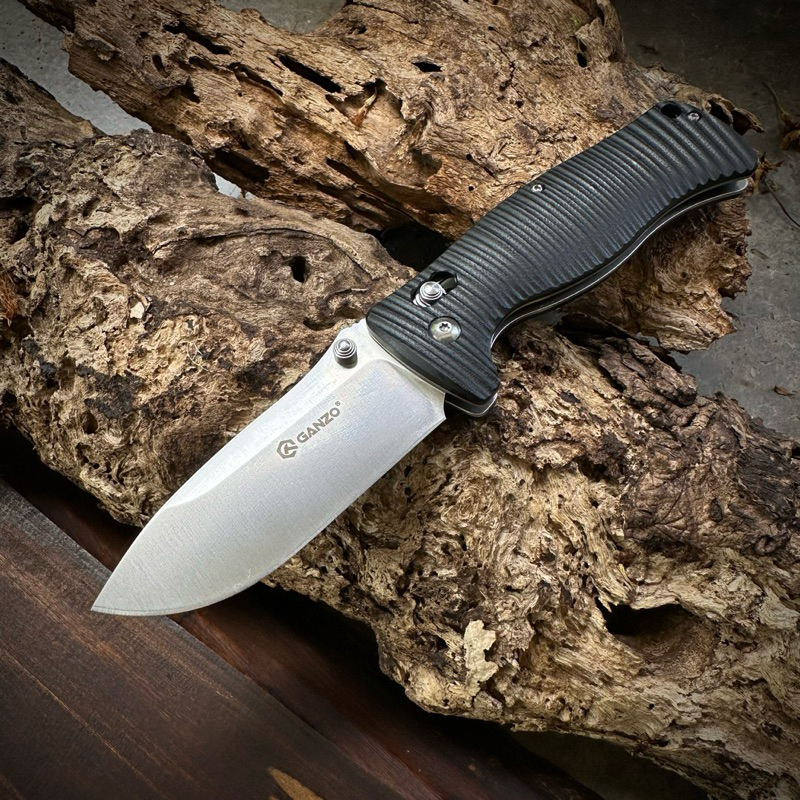 มีด มีดพับGanzo G720 ของแท้100% วัสดุใบมีด 440C ใบมีดยาว 3.5 นิ้ว ยาว ...