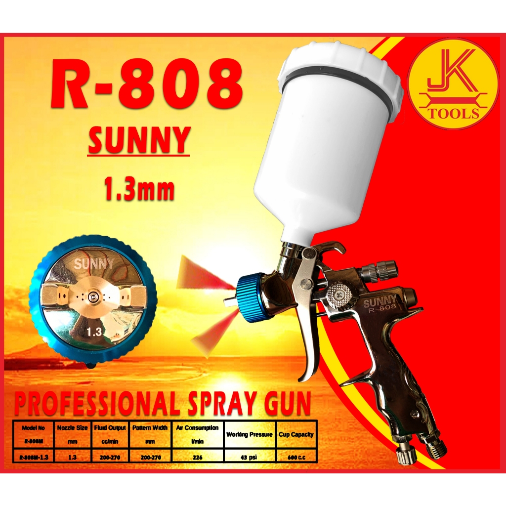 กาพ่นสี กาพ่นสีรถยนต์ กาบนพลาสติก R-808M (Air Spray Gun) | Shopee Thailand
