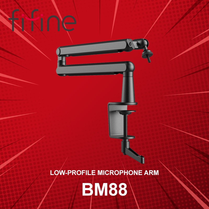 ขาจับไมค์ FIFINE BM88 Low-Profile Microphone Arm ประกันศูนย์ 1 ปี ...