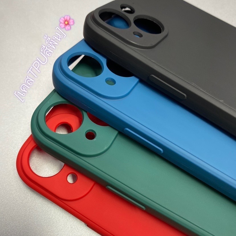 เคส Tpu สีพื้น กันกล้อง Oppo A3 A3x A3pro A60 A12 A15 A15s A16 A17