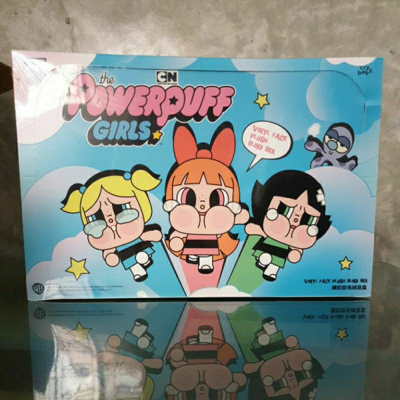 POPMART CRYBABY x Powerpuff Girl Series-Vinyl Face Plush Blind Box แบบ ...