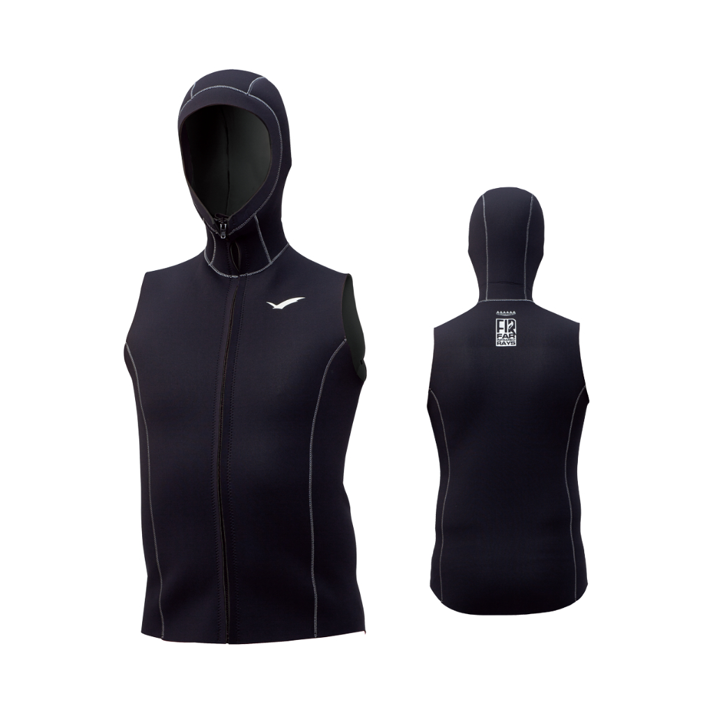 GULL FIR HOOD VEST MEN & WOMEN 2MM x 3MM เสื้อดำน้ำซิปหน้า มีฮู้ด กันหนาว | Shopee Thailand