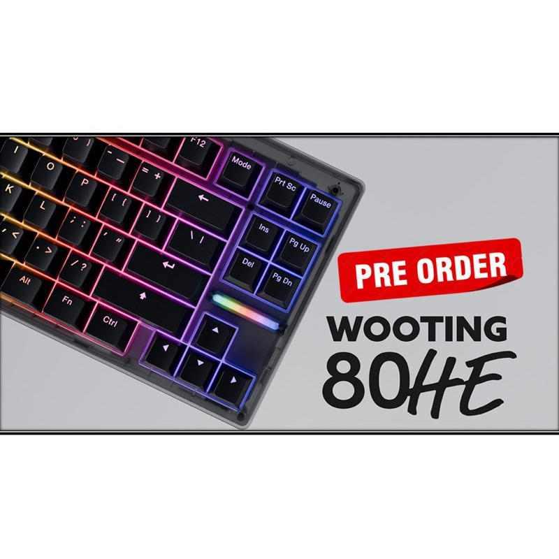 [Pre-Order] เปิดจอง Wooting 80HE (ได้ของเดือน 1)(สอบถามก่อนสั่ง ...