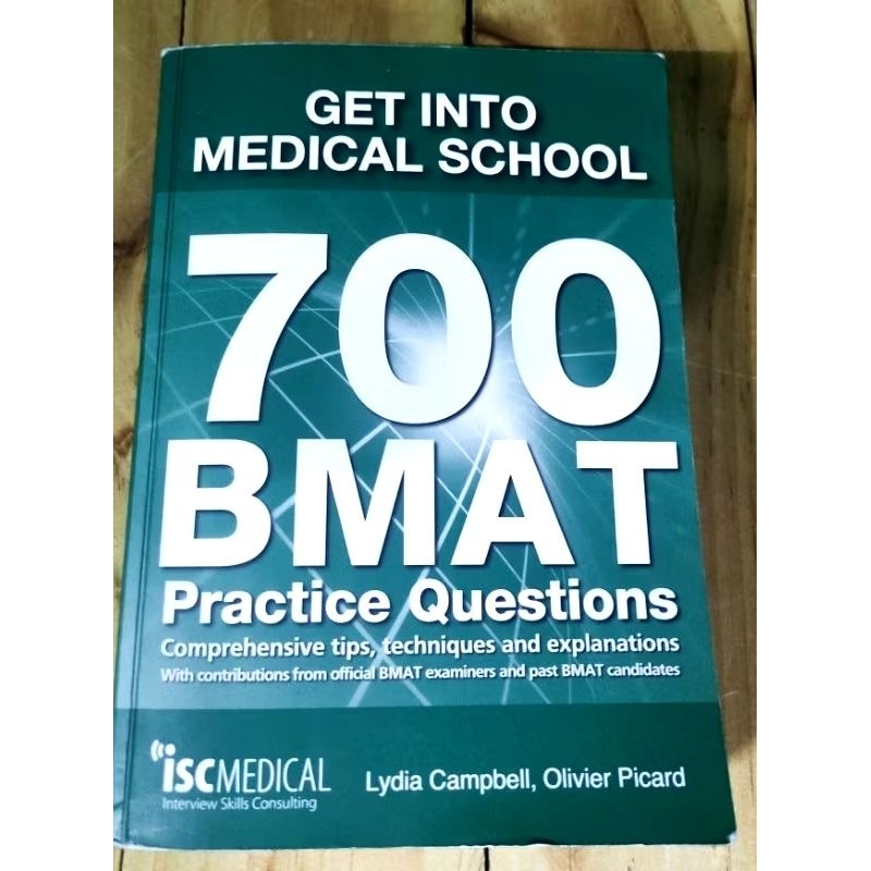 GET INTO MEDICAL SCHOOL 700 BMAT PRACTICE QUESTIONS หนังสือเตรียมสอบแพทย์ | Shopee Thailand