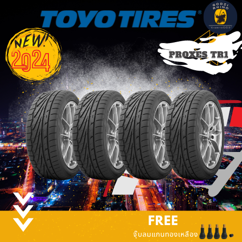 TOYO TIRES รุ่น PROXES TR1 ยางใหม่ปี 23-24 ยางขอบ15-17 (ราคาต่อ 4 เส้น) แถมฟรีจุ๊บลมตามจำนวนยาง ...