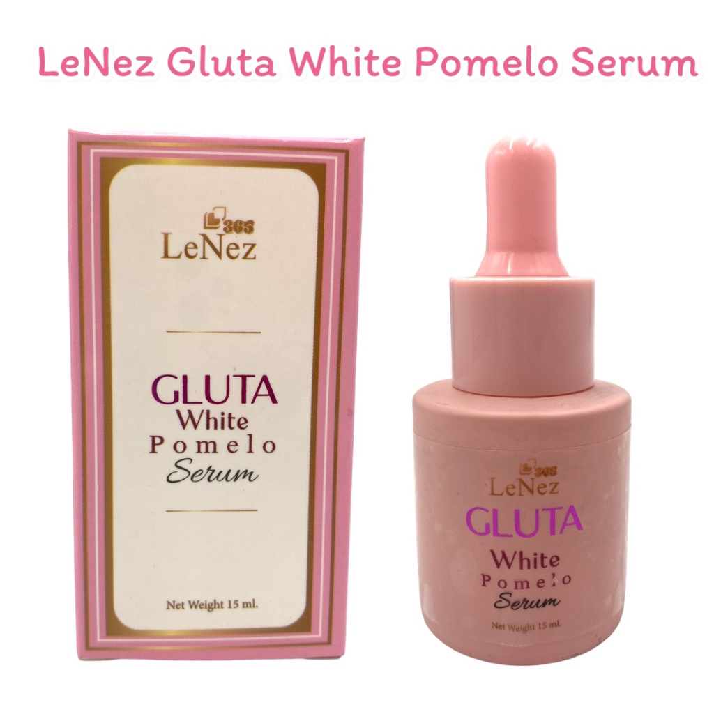 LeNez 365 Gluta White Pomelo เซรั่ม บำรุงผิวหน้าให้กระจ่างใส เรียบเนียน ...