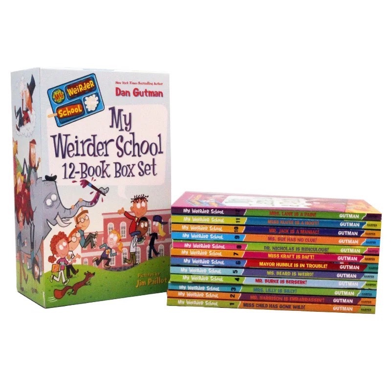 (พร้อมส่ง) My Weirder School (12-Book Box Set) 1 เซท มี 12 เล่ม หนังสือ ...