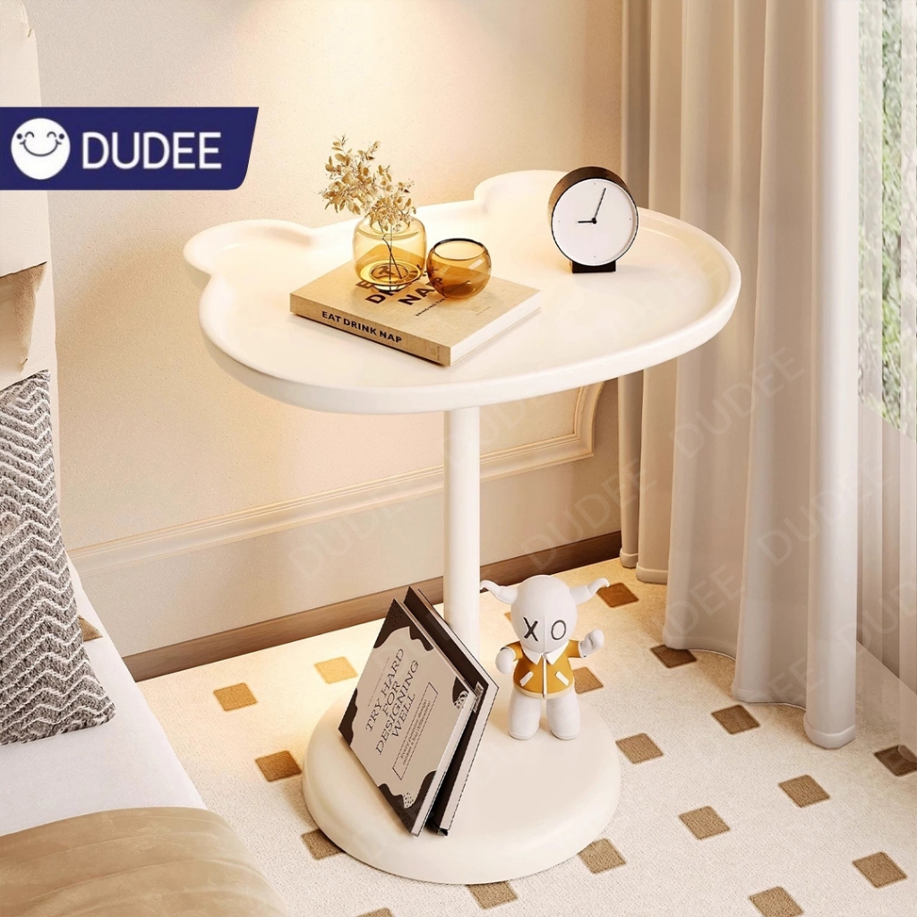DUDEE โต๊ะข้างเตียง รุ่น DD205 ทรงหูหมีน่ารัก รับน้ำหนักได้ดี ทำความสะอาดง่าย สวยงาม ทันสมัย ...