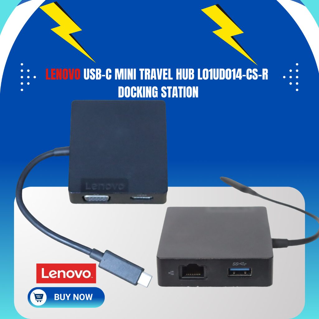 Lenovo USB-C MINI Travel Hub L01UD014-CS-R Docking Station (ด็อกกิ้งส ...
