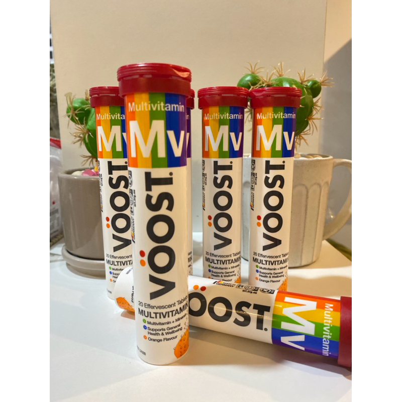 Voost Multivitamin 20 Effervescent Tablets วิตามินเม็ดฟู่ (พร้อมส่ง ...