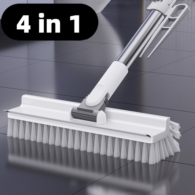 แปรงขัดพื้น แปรงขัดพื้น 4 in 1 และ 3 in 1 แปรง หมุนได้ 120 องศา พร้อม ...