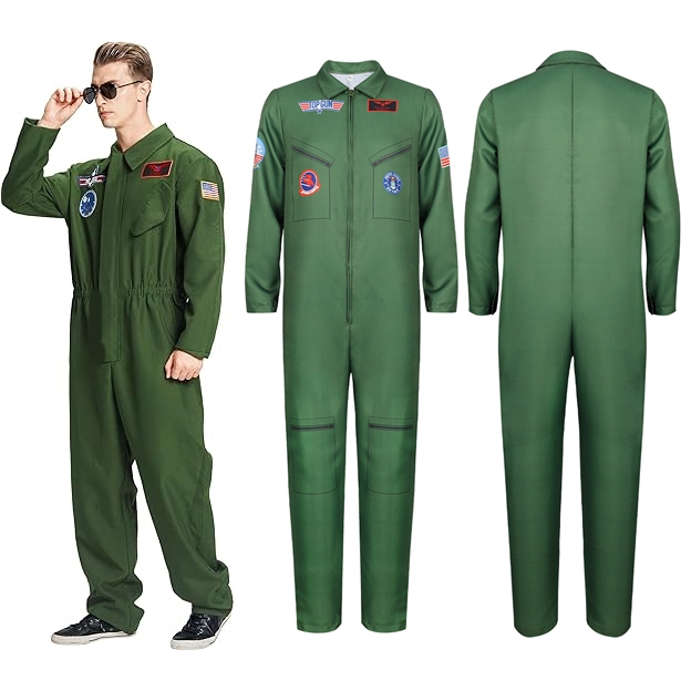 cp108 ชุดแฟนซีนักบิน ชุดสจ๊วต กัปตัน ท๊อปกันสุดเทห์ ชุดTOP GUN | Shopee ...