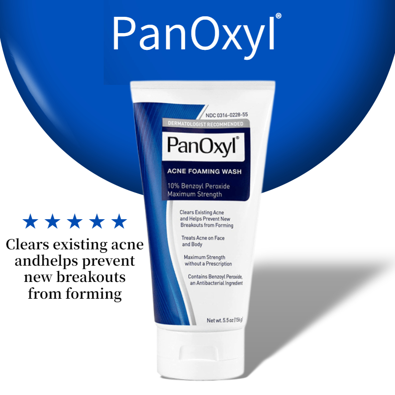 【official Authentic】 Panoxyl® Acne Foaming Wash Benzoyl Peroxide 10