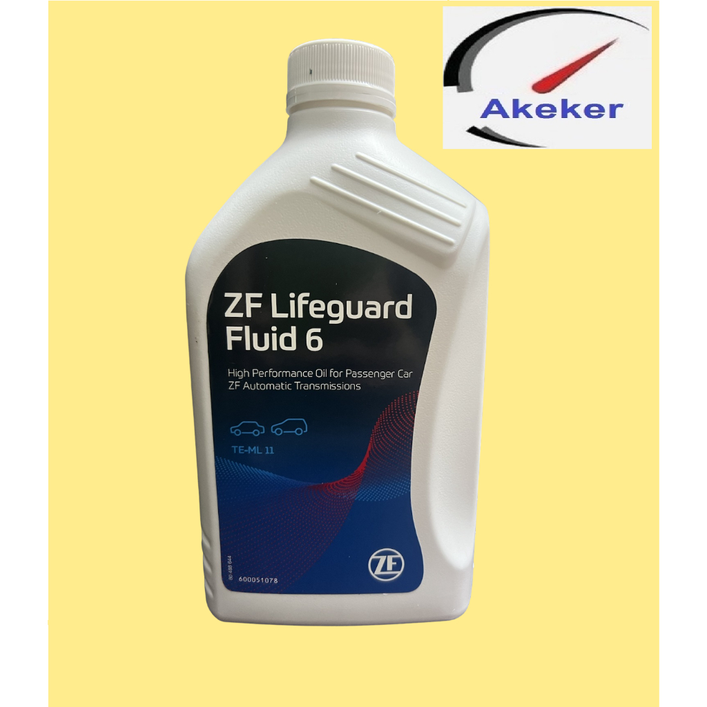 ZF LIFEGUARD 6 TRANSMISSION FLUID 1LITRE LAND ROVER BMW JAGUAR SHELL M-1375.4 น้ำมันเกียร์ ...