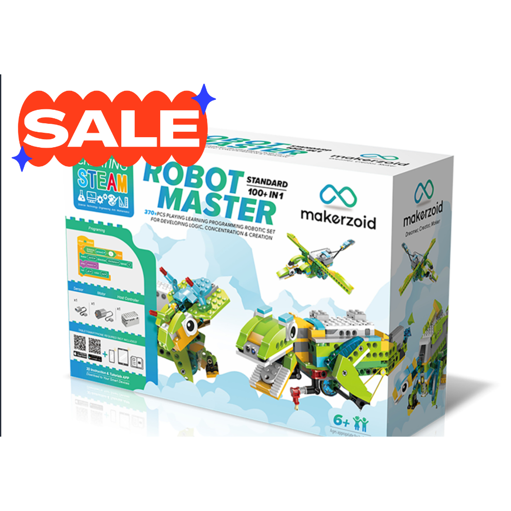 ROBOT MASTER STANDARD หุ่นยนต์ Coding kit (Scratch) KodiiCode Makerzoid ...
