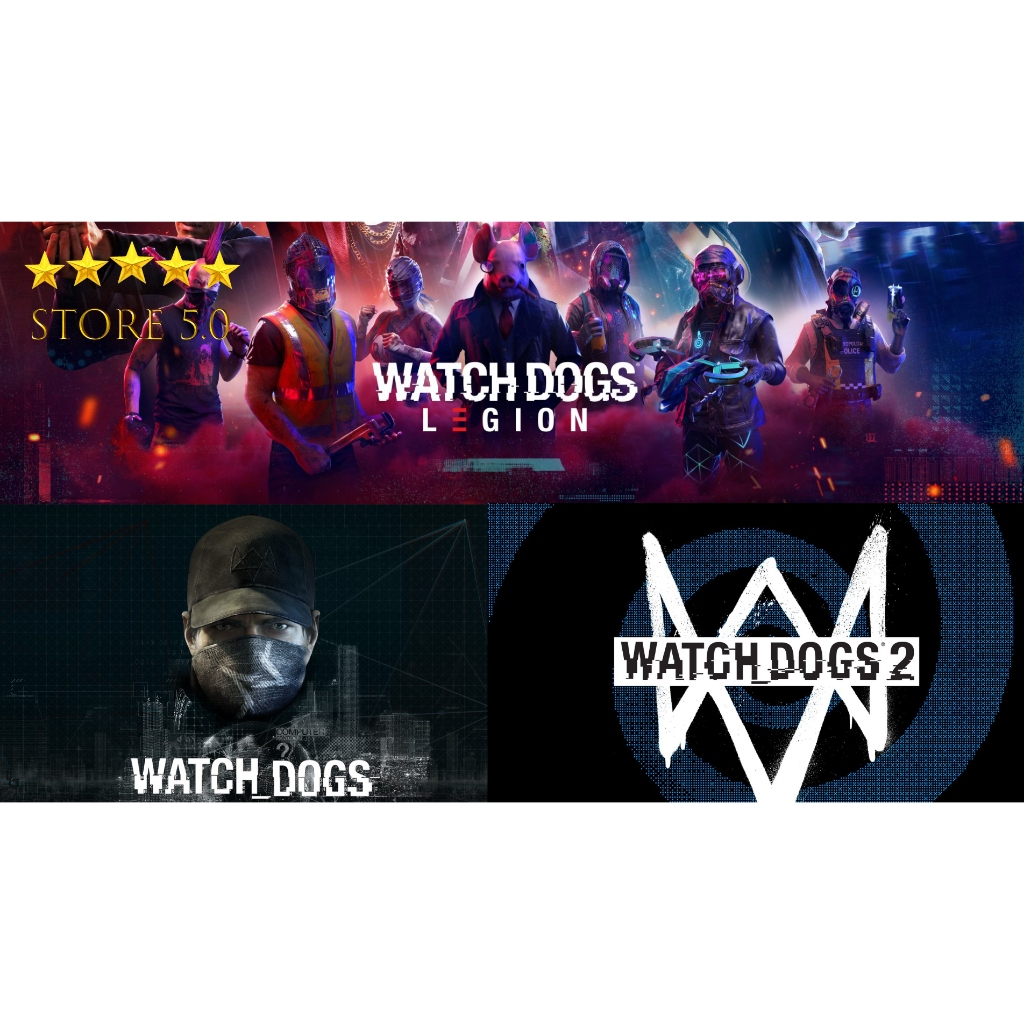 Watch dogs+Watch dogs 2+Watch Dogs Legion ALL DLC Offline Key Card ...