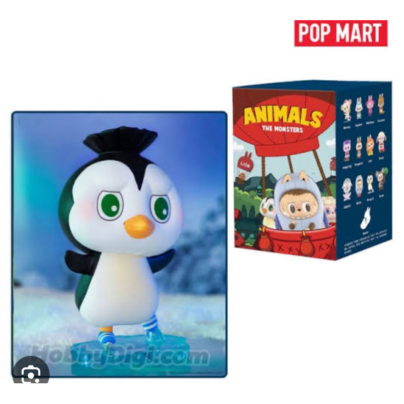 (พร้อมส่ง เช๊คการ์ด) POPMART - LABUBU The Monster Animal Penguin ...