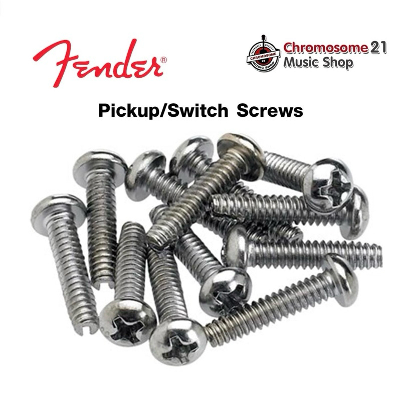 น็อตปิคอัพกีตาร์ Fender Pickup /Switch Screw (12) | Shopee Thailand