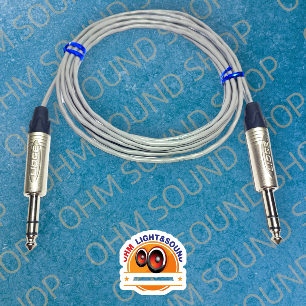 สายสัญญาณ 3.3 mm TRS TO TRS6.35 สายเครื่องเสียง เครื่องดนตรี แจ็ค ...