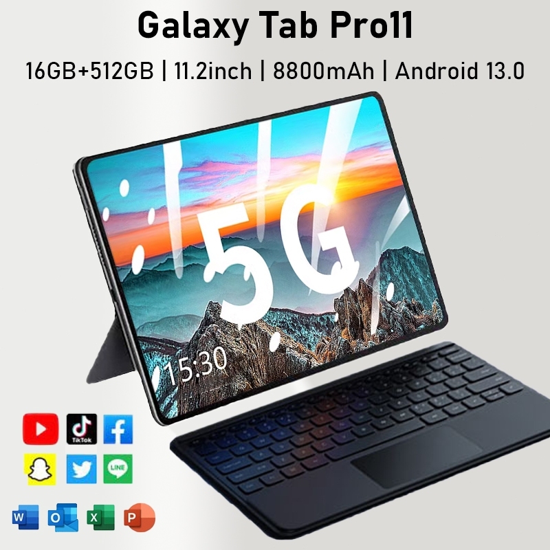 OPP0แท็บเล็ต PRO11 Tablet 11.6นิ้ว16GB+512GBแท็บเล็ตAndroid12แท็บเล็ต ...