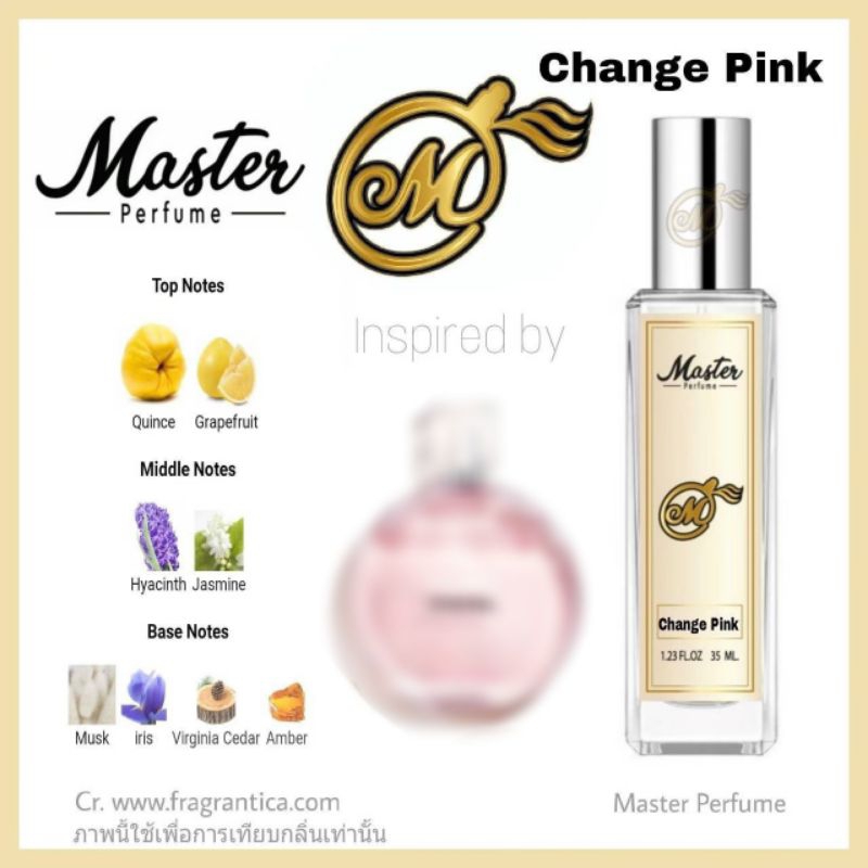 Master Perfume #กลิ่นคุณหนูสดใสโลกสวย #Change Pink 35ml. #ติดทนนานทั้ง ...