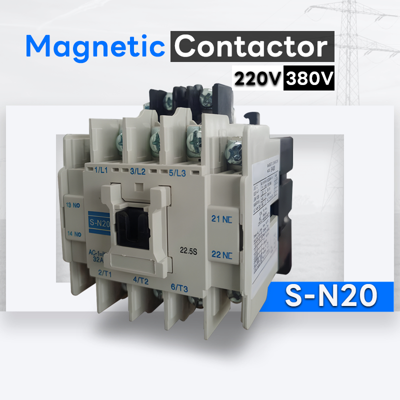 แมกเนติก S-N20 Magnetic Contactor 220V 380V | Shopee Thailand