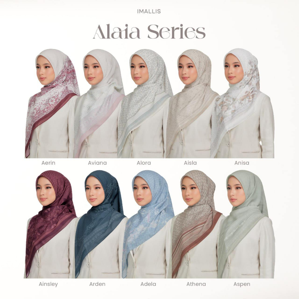 PRE- ORDER ผ้าคลุม IMALLIS (NEW COLLECTION) รุ่น ALAIA พร้อมส่งประมาณ ...