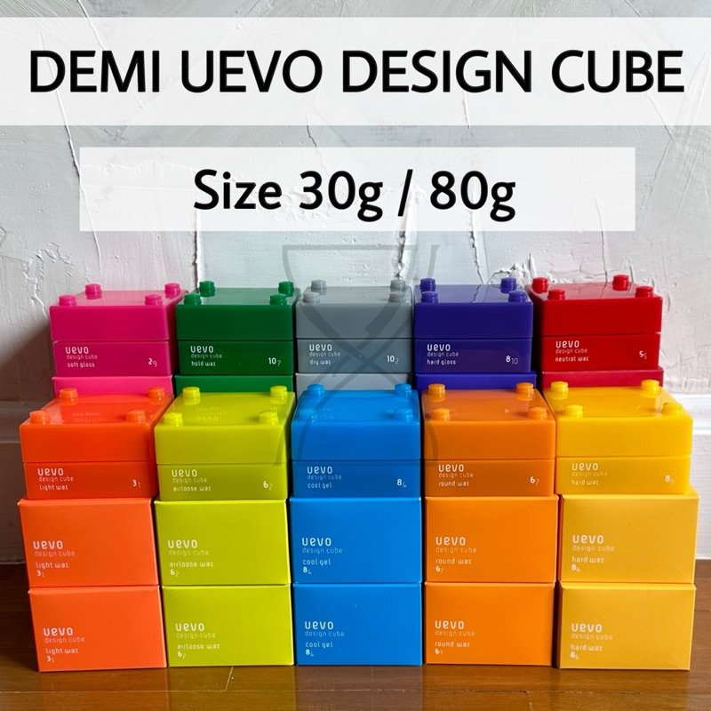 (พร้อมส่ง/ของญี่ปุ่นแท้ราคาถูกที่สุด) DEMI UEVO DESIGN CUBE แว็กซ์จัด ...