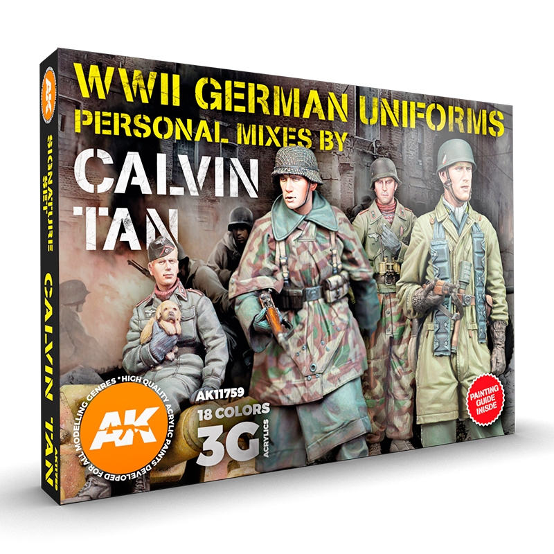 AK11759 WWII GERMAN UNIFORMS SET (SIGNATURE Calvin Tan)สี อะคริลิคสูตร ...