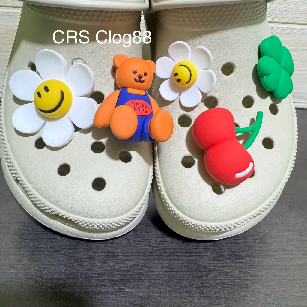 ตัวติดรองเท้า SET Jibbitz สำหรับรองเท้ามีรู ทำให้น่าสวยดูดีขึ้น | Shopee Thailand