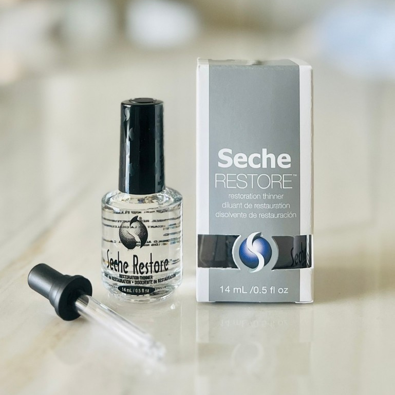 น้ำยาเติมสีทาเล็บ SECHE RESTORE - Restoration Thinner 14ml | Shopee ...