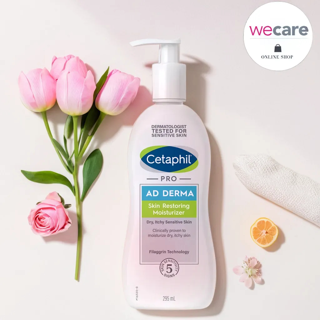 Cetaphil pro ad derma moisturizer 295ml เซดาฟิล ครีมทาผิว คัน แห้ง เซ็บ ...